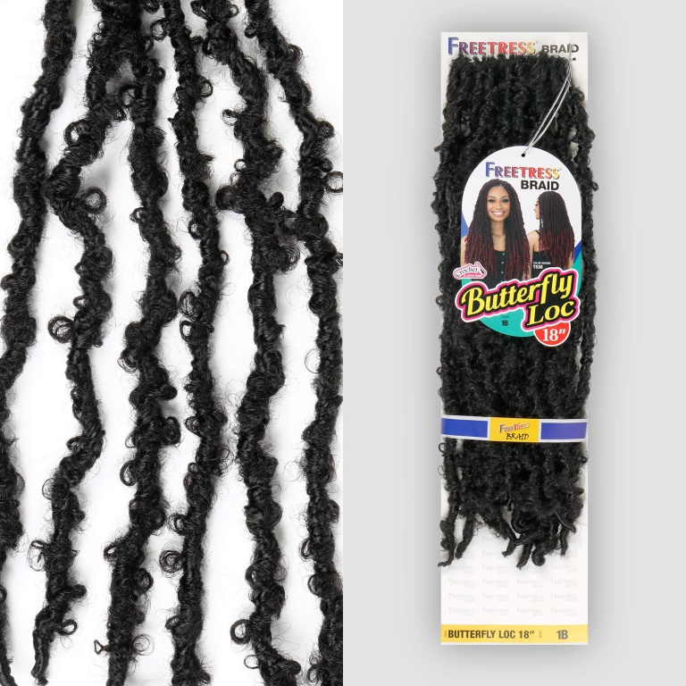 FreeTress Crochet Braids – Butterfly Loc 18″ – Urban Beauty